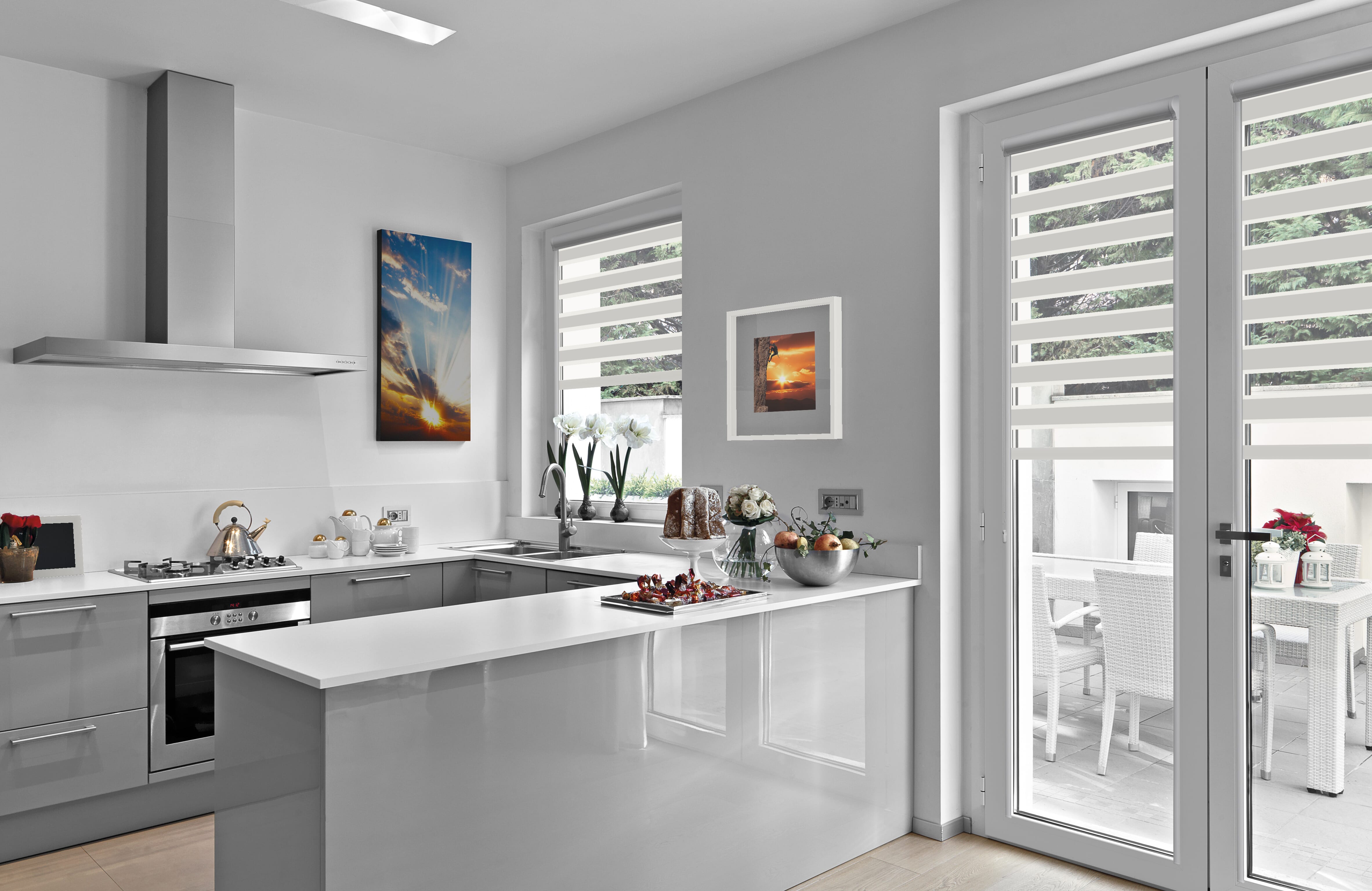 Doppelrollo Pruga 5139 mit schnellem Gratisversand | Livoneo®